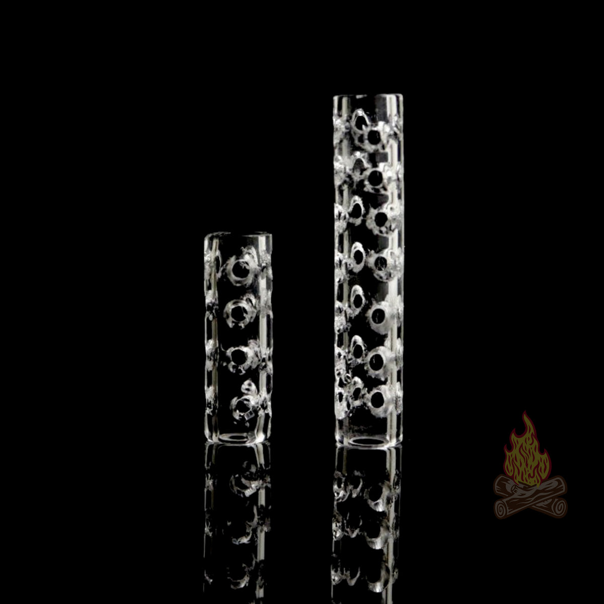 Hollow Quartz Pillar with Holes — RubyPearlCo and Campfire Quartz Wholesale